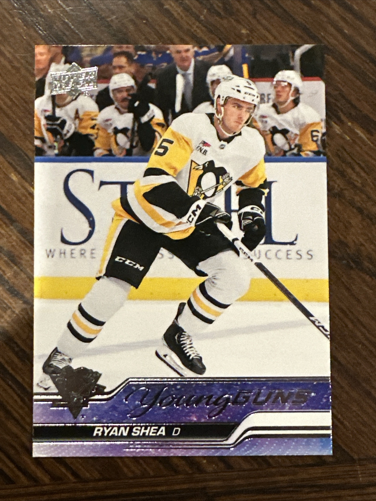 2023-24 UD Upper Deck Series 2 Ryan Shea RC Young Guns Pittsburgh ...