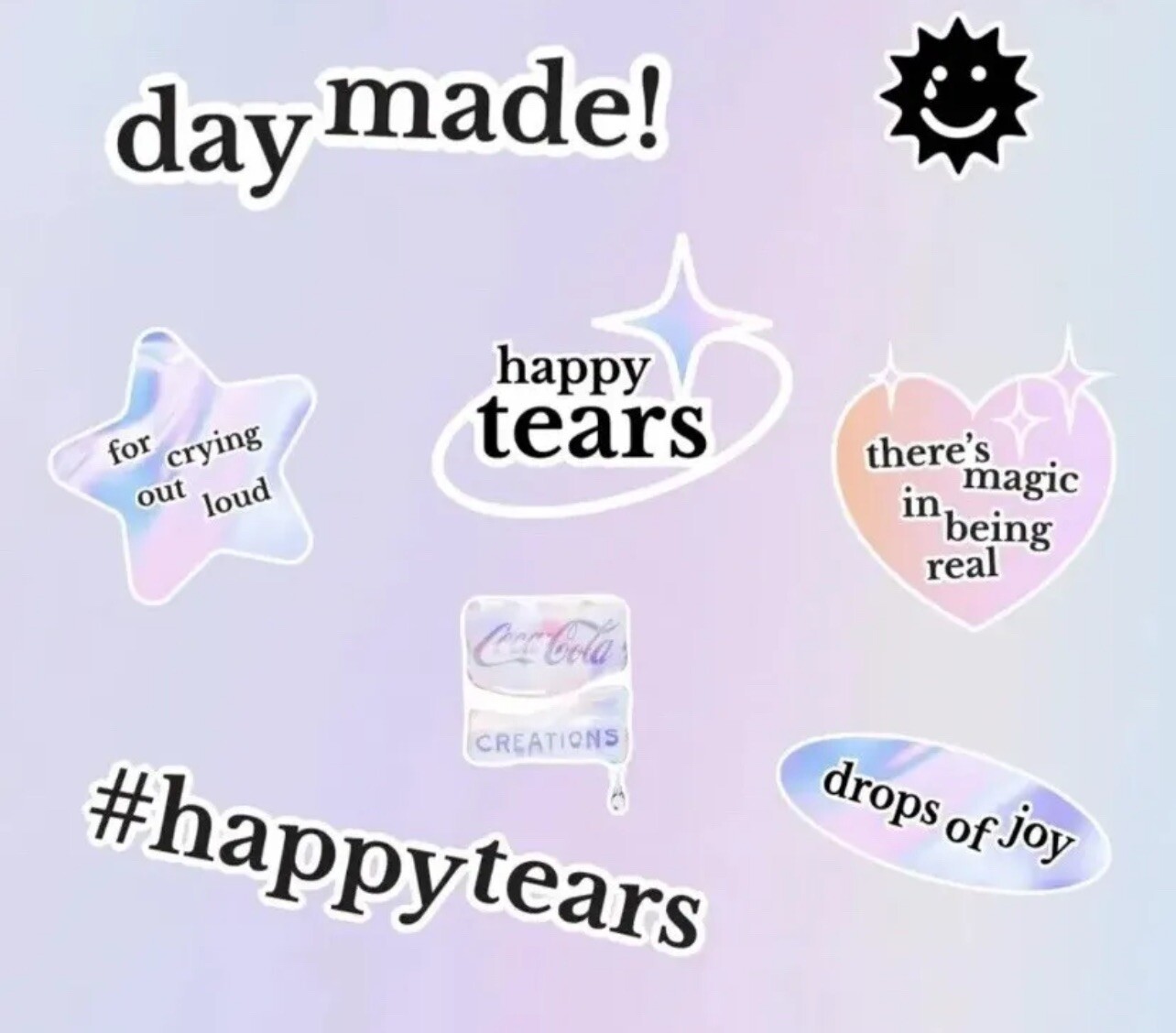 Coca‑Cola Happy Tears Zero Sugar Hype Kit 2024 Limited Edition Release ...