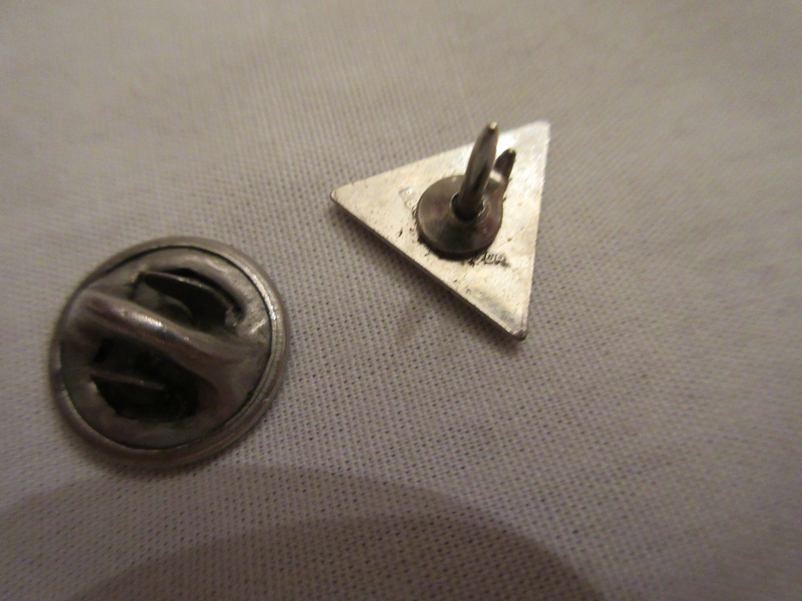 Vintage Gold & Black I A M 25 Triangle Pin, Badge Pinback, Trademarked ...