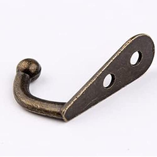 30pc Vintage Bronze Wall Mounted Single Hook Hangers B | eBay