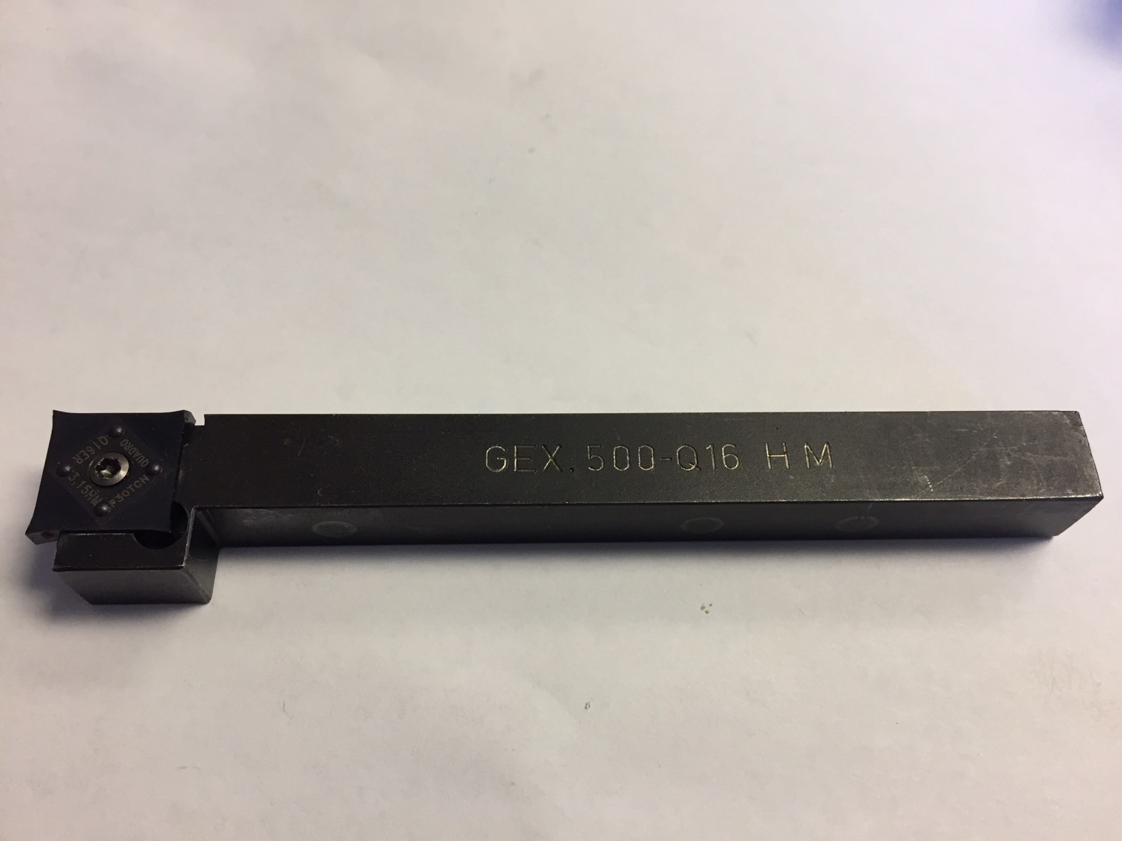 SCANDINAVIAN TOOL SYSTEMS GEX .500-Q16 HM QUADCUT TOOL HOLDER GROOVE ...