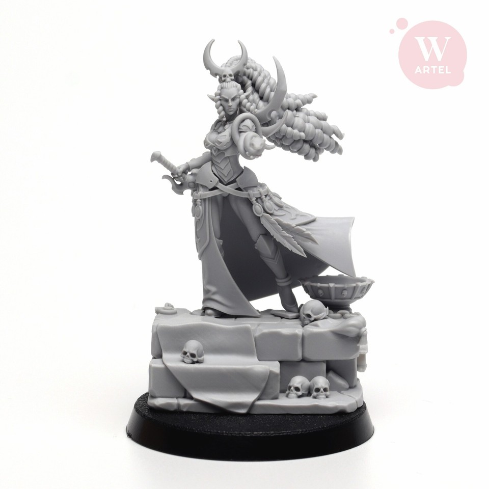 Lady Agrippyne with Male Slaves Artel W Drukhari Archon Vect Lhamaean ...