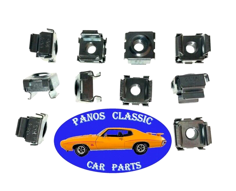 Ford Captive Cage Nuts Square Type 10-32 Screw Size 3/8" Hole Zinc ...
