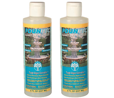 FOUNTEC - POWERFUL FOUNTAIN ALGAE TREATMENT, 8 OZ **2-Pack (EASYCARE ...
