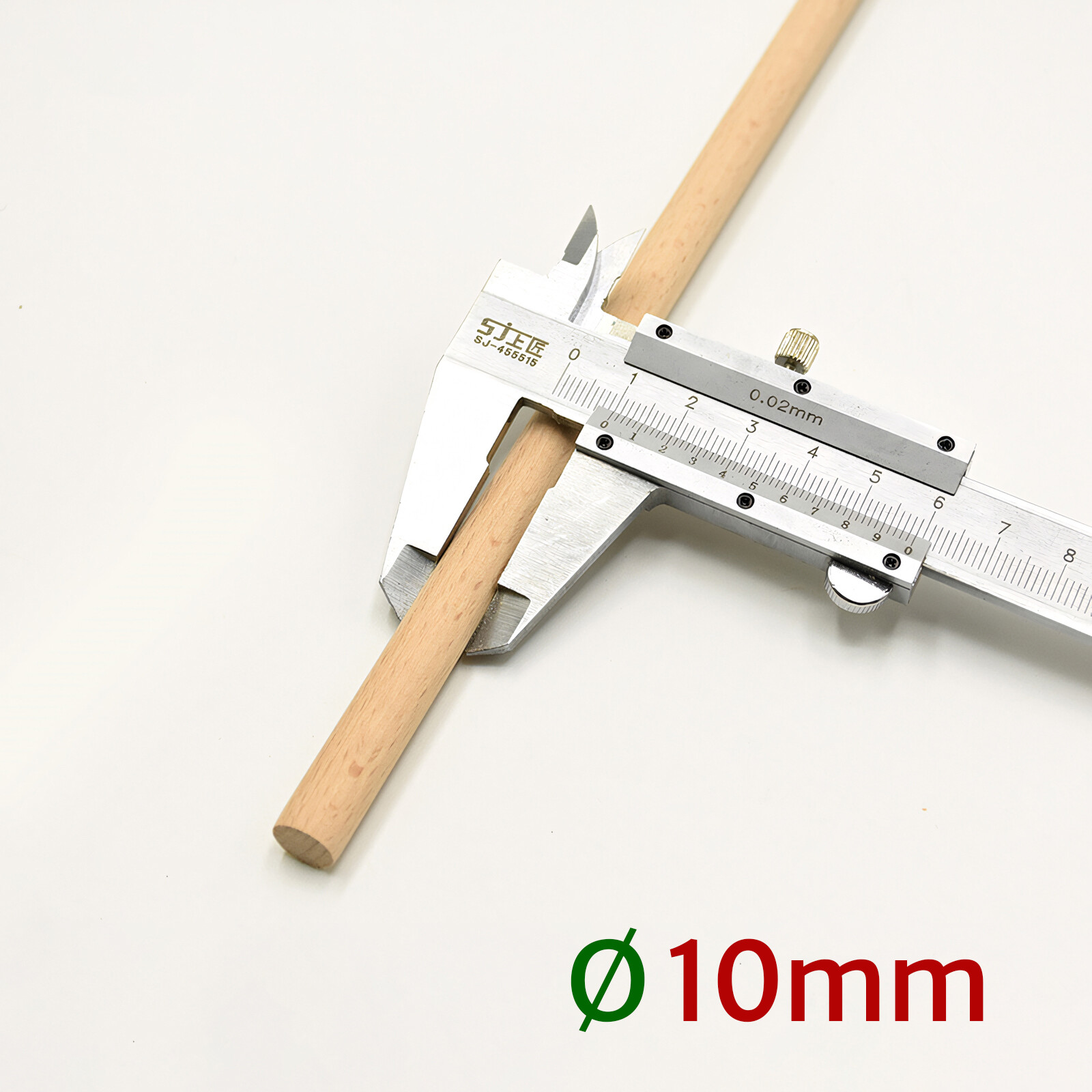 Ø 4mm to 60mm Beech x 20cm Wooden Dowling Rods, Craft Sticks Rods ...