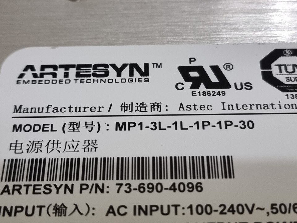 ARTESYN MVP SERIES MP1-3L-1L-1P-1P-30 ASTEC PSE2-230-H-072 P/N 73-690 ...