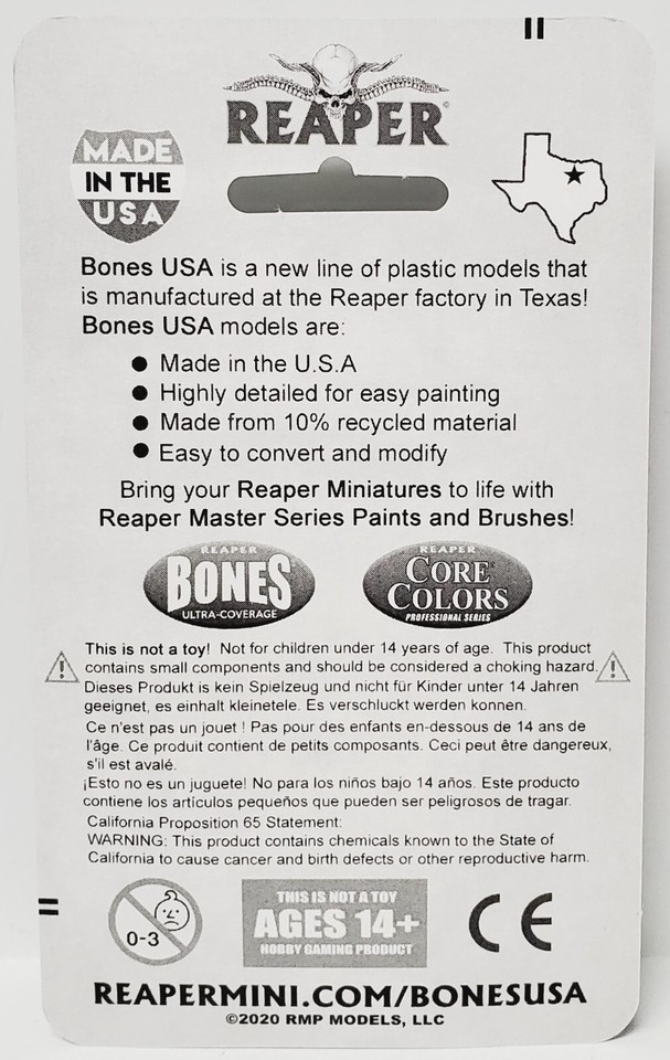 HYBORIAN HEROINE Reaper Miniatures Bones USA Dungeon Dwellers REM07117 ...