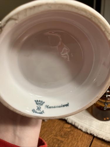 1883-1885 Karl Rau German Regimental Porcelain Lithophane Beer Stein ...