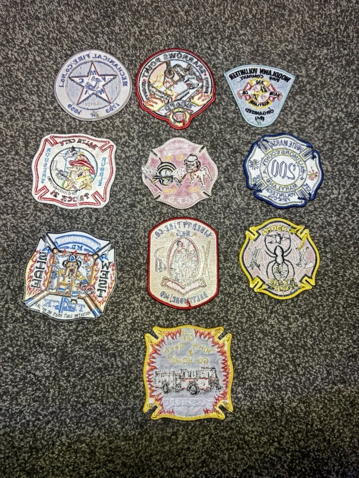 Lot Of 10 Baltimore City County Fire Department EMS rescue Maryland MD ...