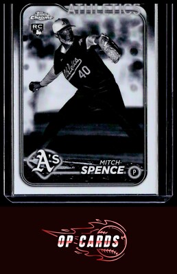 2024 Topps Chrome Update #USC166 Mitch Spence Negative Refractors | eBay