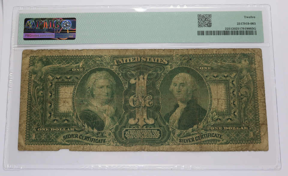 1896 PMG F12 - $1 One Dollar Silver Certificate Educational Note FR 225 ...