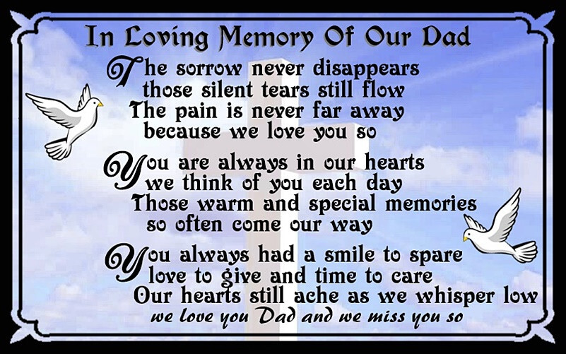 In Loving Memory Quotes Dad