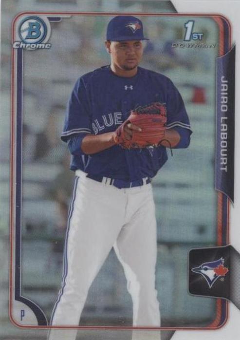 2015 Bowman - Chrome Prospects Jairo Labourt #BCP94 Refractor /499 (RC ...