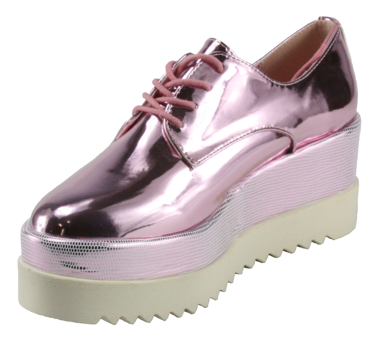 DbDk Women's Medal-2 Lace-up Two-tone Platform Oxfords | eBay