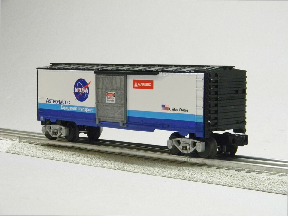 LIONEL SPACE LAUNCH BOXCAR O GAUGE nasa freight train railroad car ...