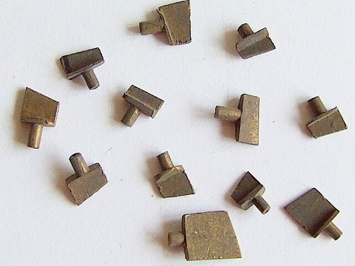 12 x verge fusee pocket watch crown escape wheel end-pivot blocks | eBay UK