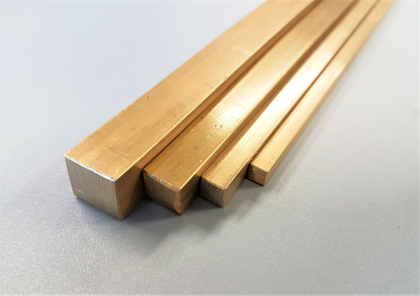 Brass Square Bar Rod Stock CZ121 Sizes 3/16" 1/4" 3/8" 1/2" 50mm to ...