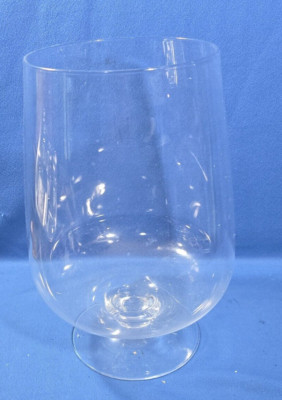 VINTAGE 12 1/2" TALL CLEAR GLASS EXTRA LARGE JUMBO HUGE BRANDY SNIFTER ...
