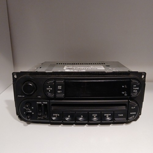 2002-2007 Dodge Chrysler Jeep OEM Radio CD Player P56038589AN OEM ...
