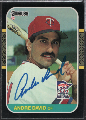 Andre David Twins Autographed 1986 Leaf #519 w/COA 122923NPCD83 | eBay