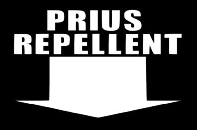 Prius Repellent Vinyl Decal car truck sticker bumper funny car throttle ...