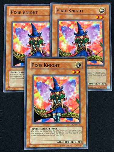 YUGIOH PIXIE KNIGHT DR1-EN125 COMMON X3 (NM) | eBay