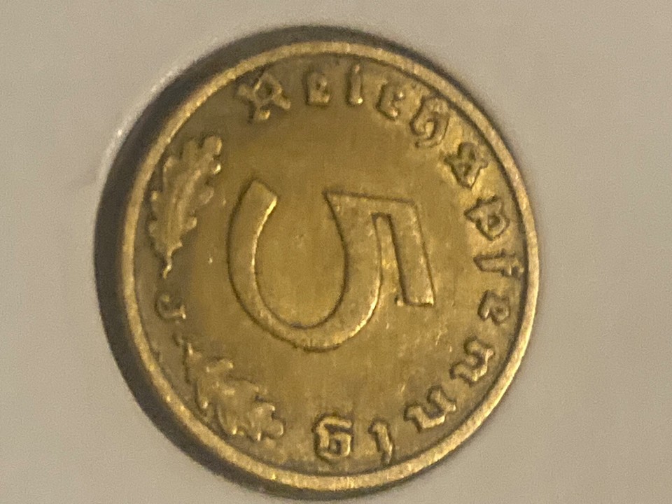 1937 J Germany Third Reich Nazi 5 Pfennig Coin | eBay