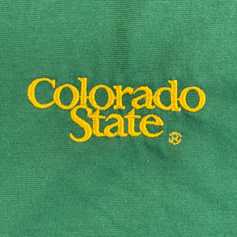 Vintage Colorado State Rams x Antigua Polo Shirt Men XL Green Logo ...