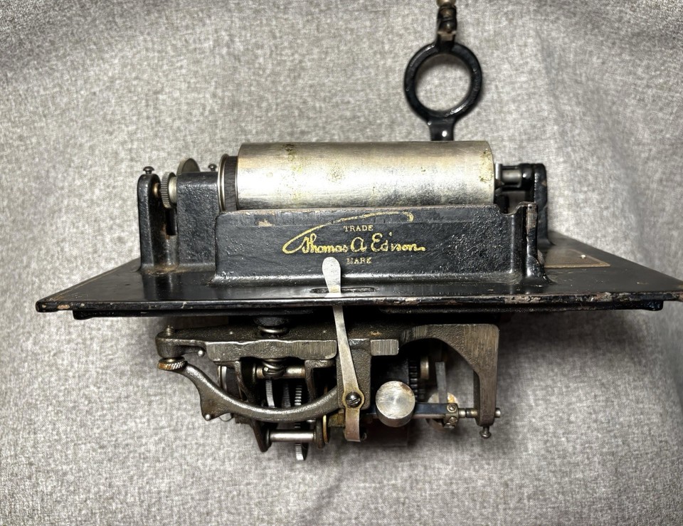 Antique Edison Standard Phonograph Thomas A Edison Cylinder Record ...
