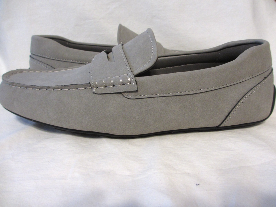 Alfani Men's Marco SlipOn Penny Drive Shoes Loafers Gray 10 M US Memory ...