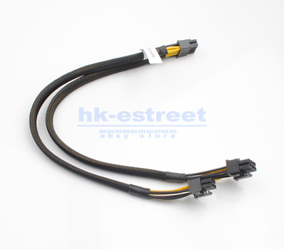 NEW 8pin to 6+8pin Power Cable for DELL R730 and NVIDIA Quadro K6000 ...
