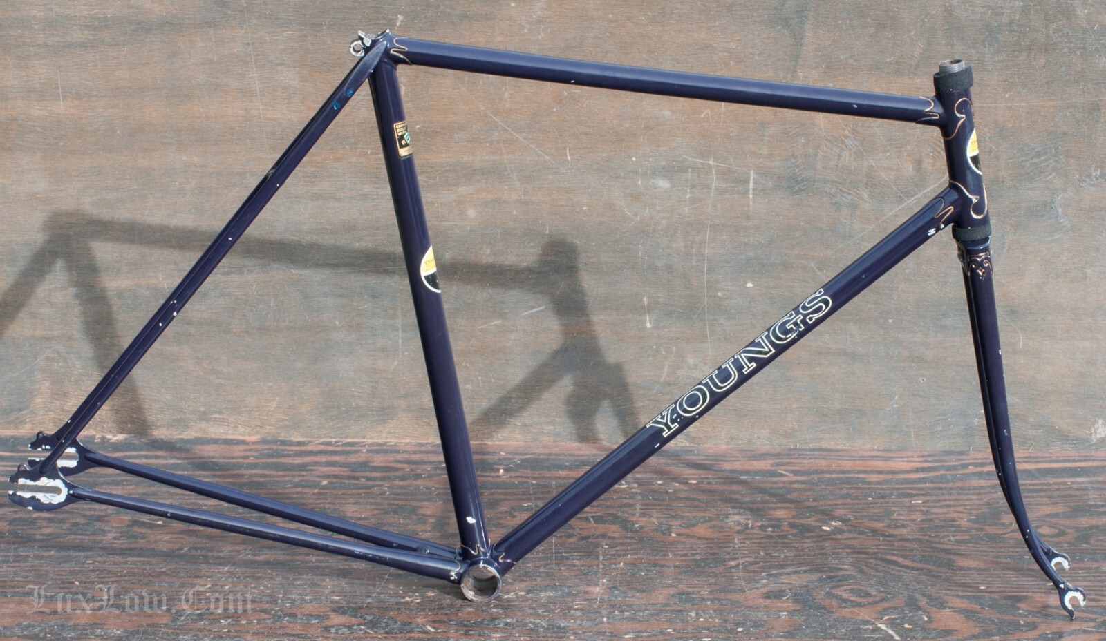 Vintage 1953 Gillott Youngs Track Bicycle FRAME FORK 531 Reynolds Steel ...