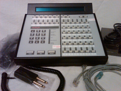 AVAYA 302C ATTENDANT CONSOLE DCP W CRADLE KIT & HANDSET LUCENT AT&T ...