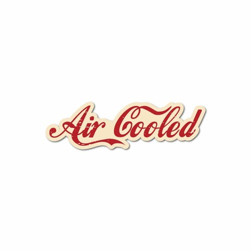 Air Cooled Sticker Vintage Car Motorcycle Engine Bumper Decal | eBay