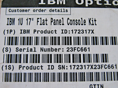 IBM 172317X 17" LCD Monitor 883436045223| eBay