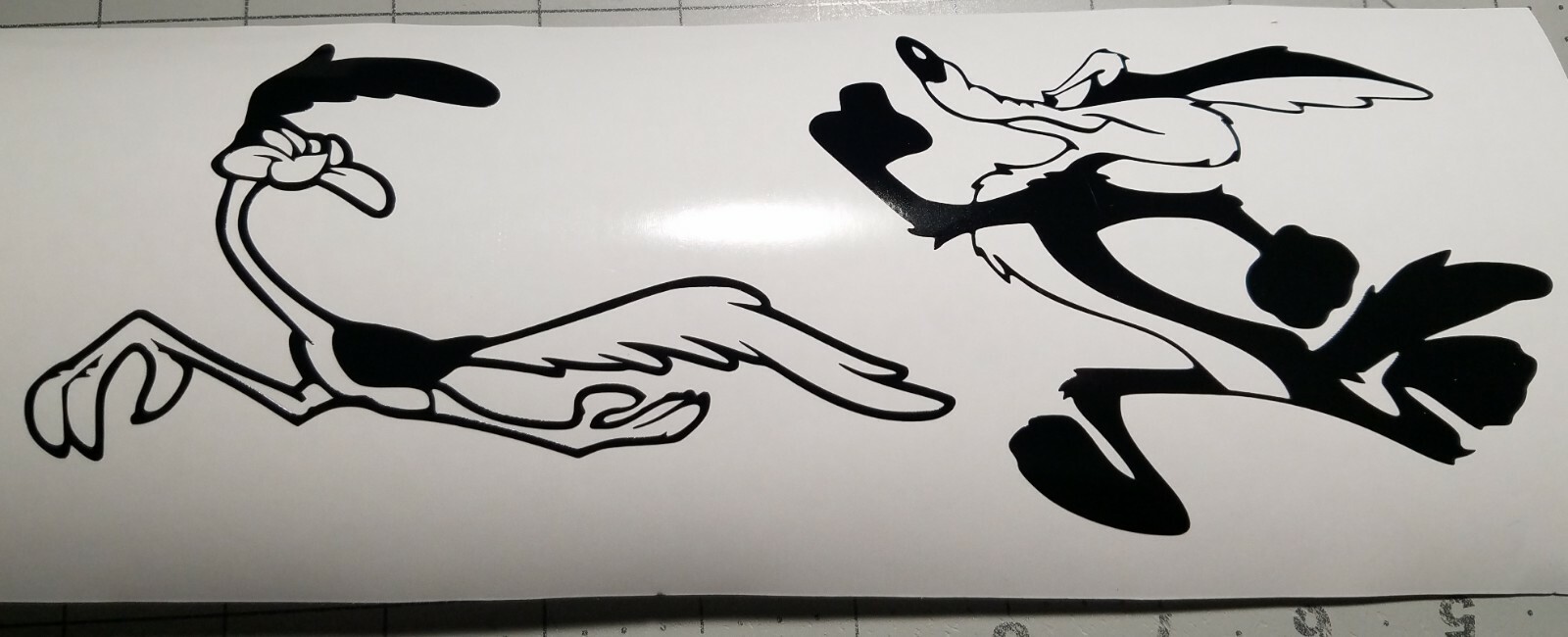 Road Runner decals (2) Car body/window decals, Set of 2. 4 decals total ...