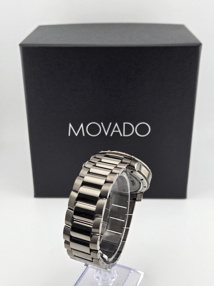 Movado Series 800 Men's Blue Dial Stainless Steel Watch - 2600159 ...