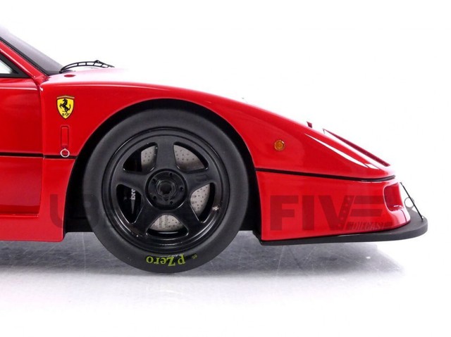 FERRARI F40 LM RED & DISPLAY CASE LTD ED 200 PCS 1/18 MODEL CAR BBR P ...