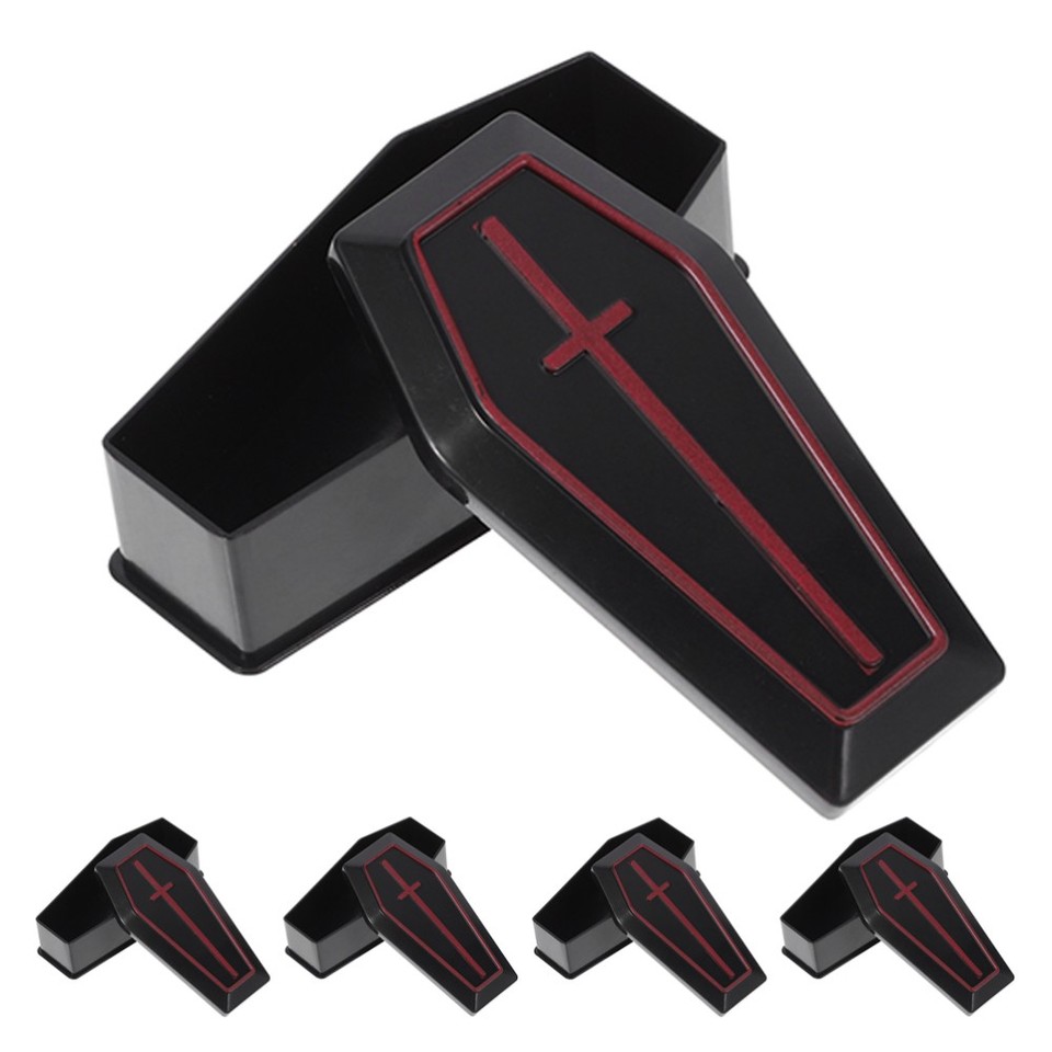 5pcs Simulation Coffin Boxes Fake Coffin Cases Tiny Coffin Decoration ...