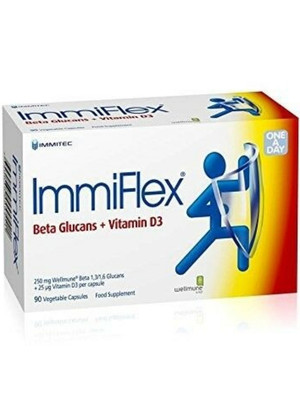 Wellmune 250mg + 25 Mcg Vit D3, 90 caps (Immiflex) | eBay UK
