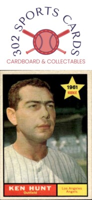 1961 Topps #156 Ken Hunt | eBay