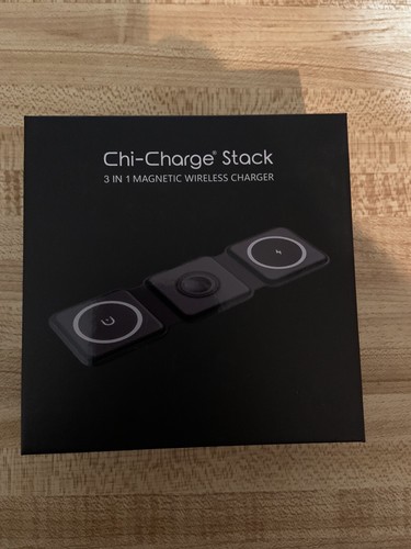 Chi-charge Stack Magnetic Wireless Charger Black | eBay