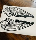 Indian Motorcycle Gas Tank Decals 2PC Set New Handcrafted Vintage OEM ...