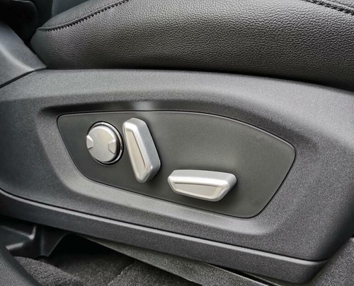 ABS Silver Electric Seat Adjust Button Cover Trim For Ford Explorer ...