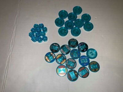 Lego Dimensions Toy Tag 35 mixed Pcs Lot Minifigure Base Round Disk ...