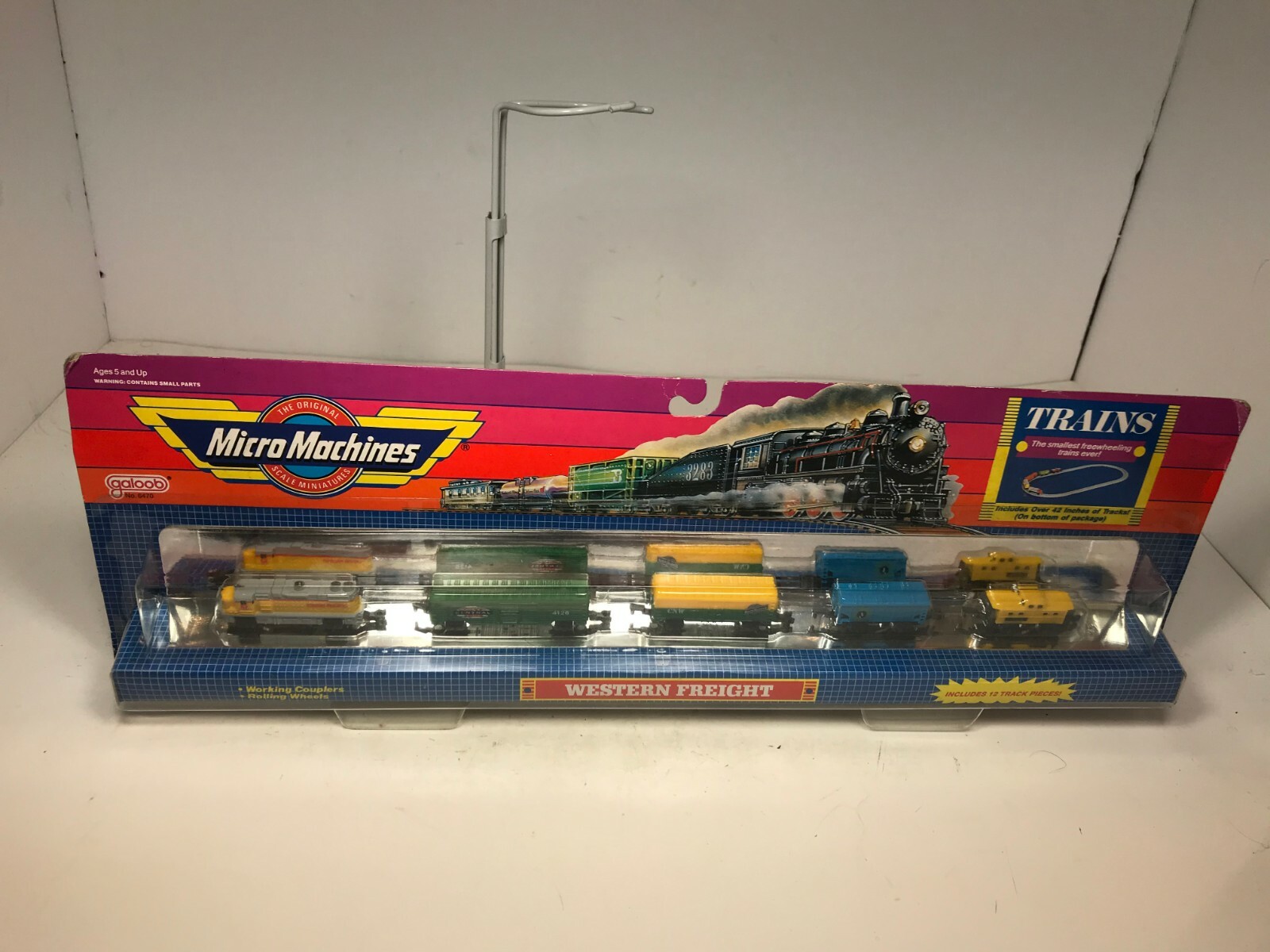 Galoob Micro Machines 1989 Western Freight Train Set New in Box | eBay