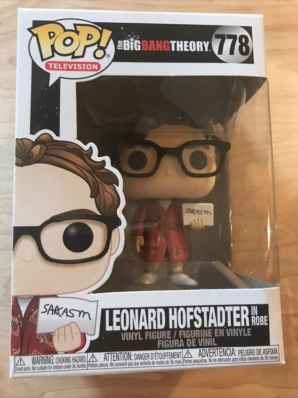 Funko The Big Bang Theory Pop Vinyl Figure Leonard Hofstadter in Robe ...