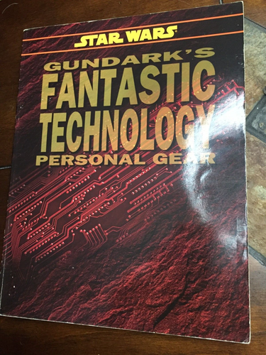 Star Wars Gundark's Fantastic Technology Personal gear West End games ...