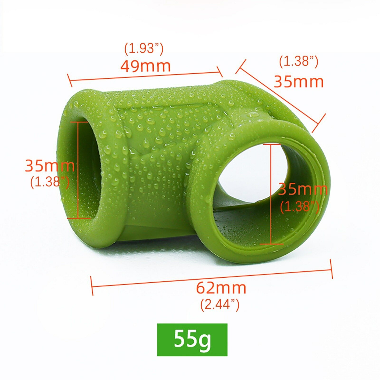 Silicone Scrotum Ring Ball Stretcher Time Delay Squeeze Enhancer ...