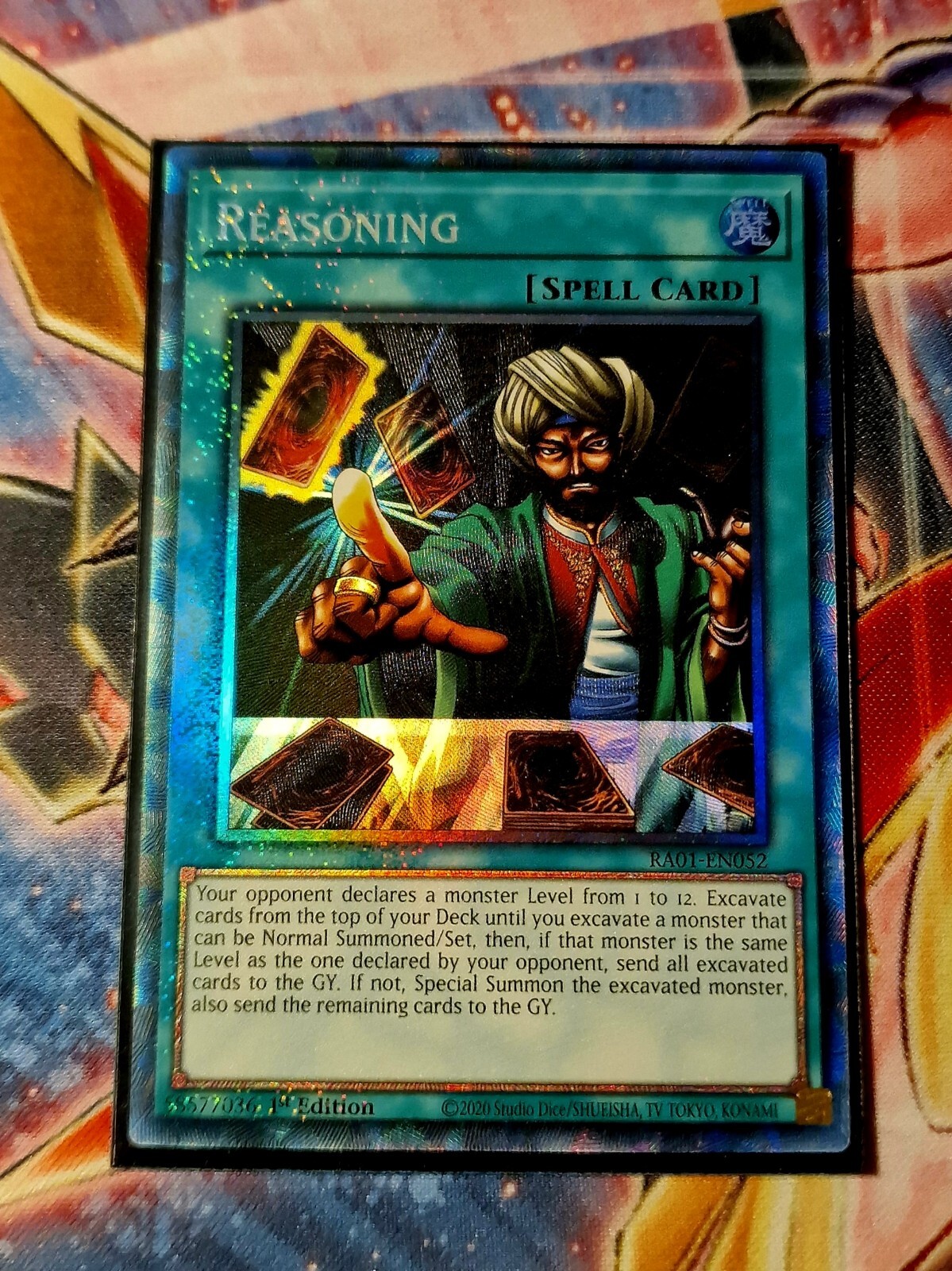 RA01-EN052 Reasoning Collector's Rare 1st Edition YuGiOh | eBay